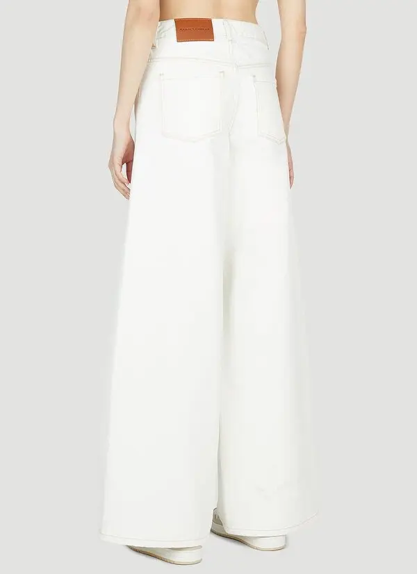 Moncler Wide Leg Denim Pants
