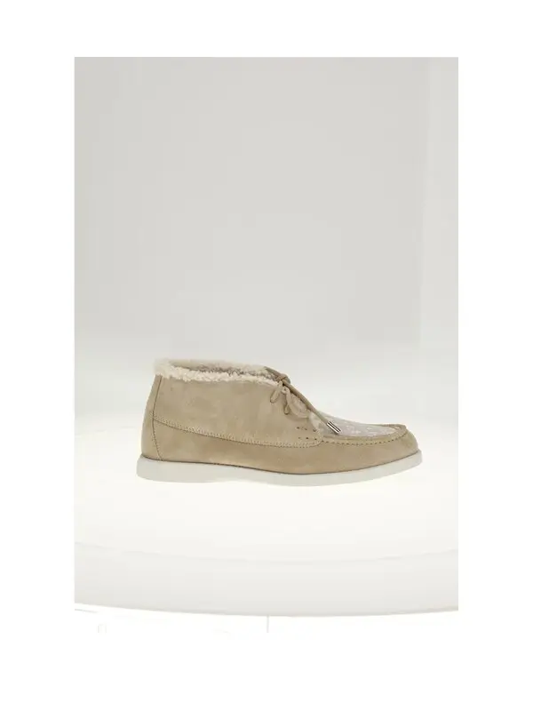 Dior Suede Boots - Cream
