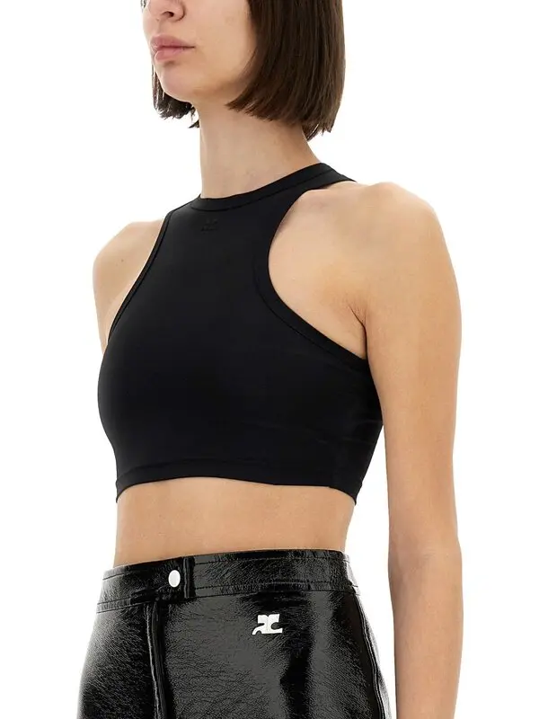 COURREGES Crop Top