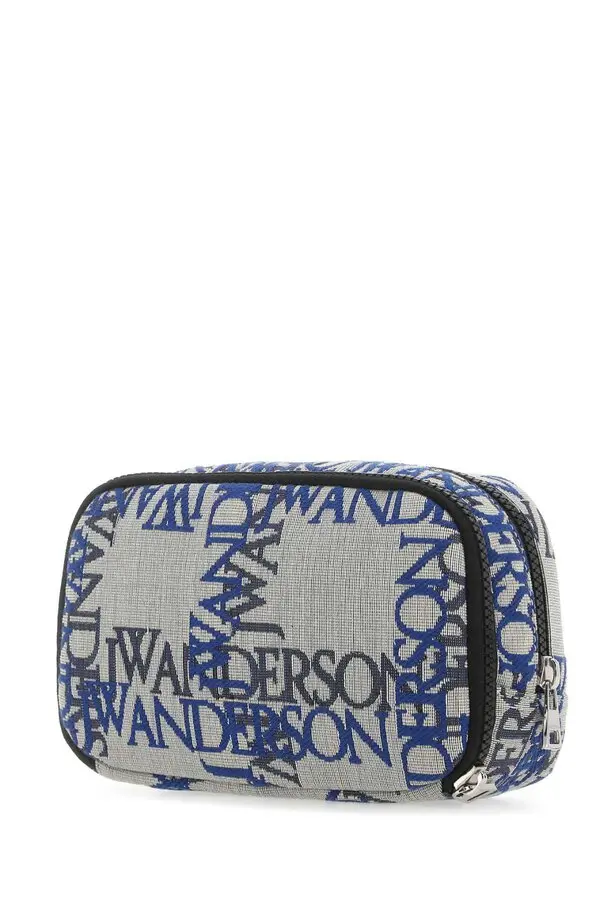 JW Anderson Embroidered Fabric Beauty Case - Multicolor