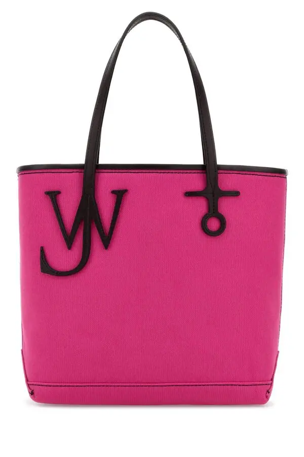 JW Anderson Fuchsia Canvas Small Anchor Bucket Bag - Pink