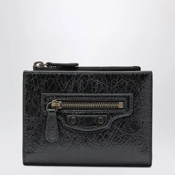 Balenciaga Le City Bi-fold Lambskin Wallet - Black