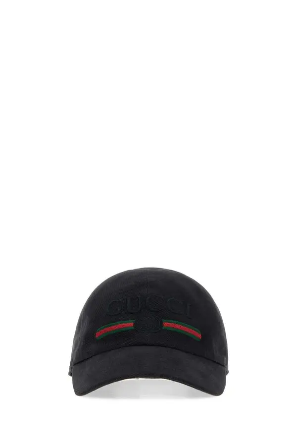 Gucci Slate Canvas Baseball Cap