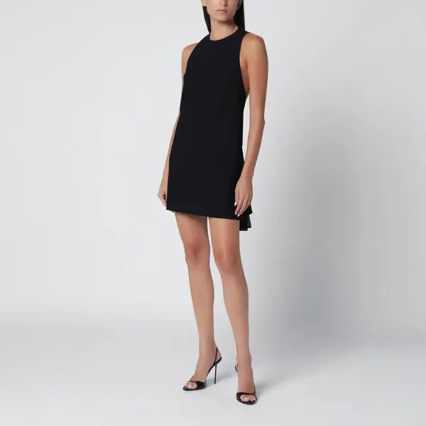 ROTATE BY BIRGER CHRISTENSEN Trapeze Mini Dress - Black