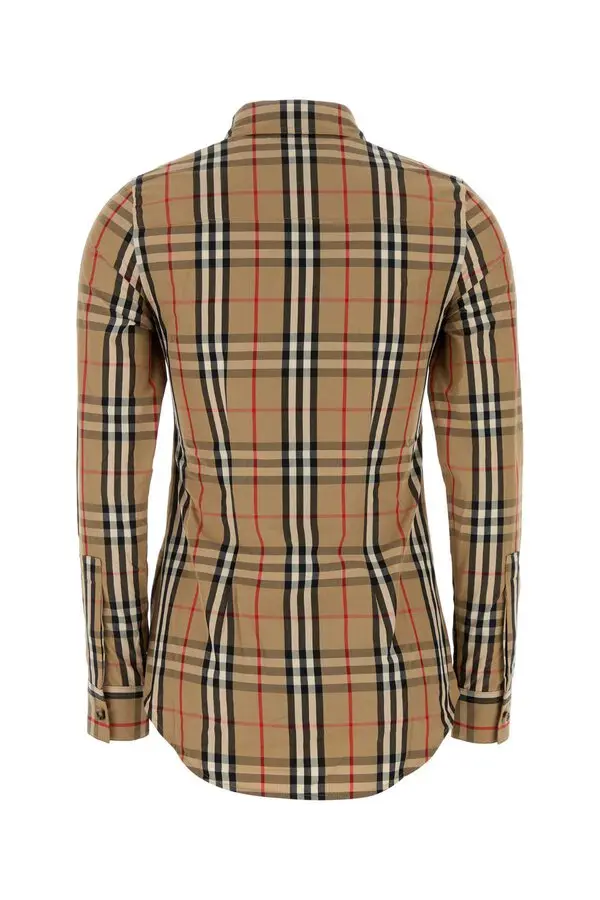 Burberry Embroidered Cotton Shirt