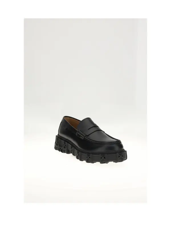 Dior Leather Lug Sole Loafer