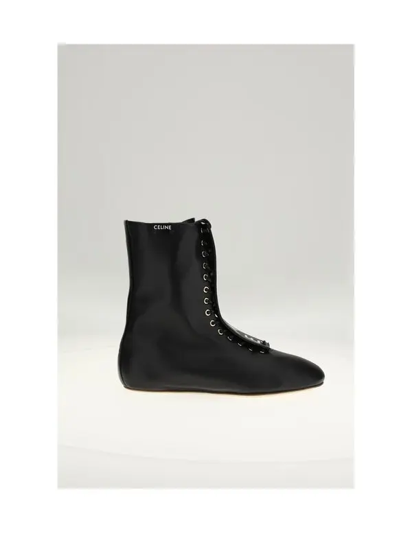 Celine Lace-up Boot 05 - Black