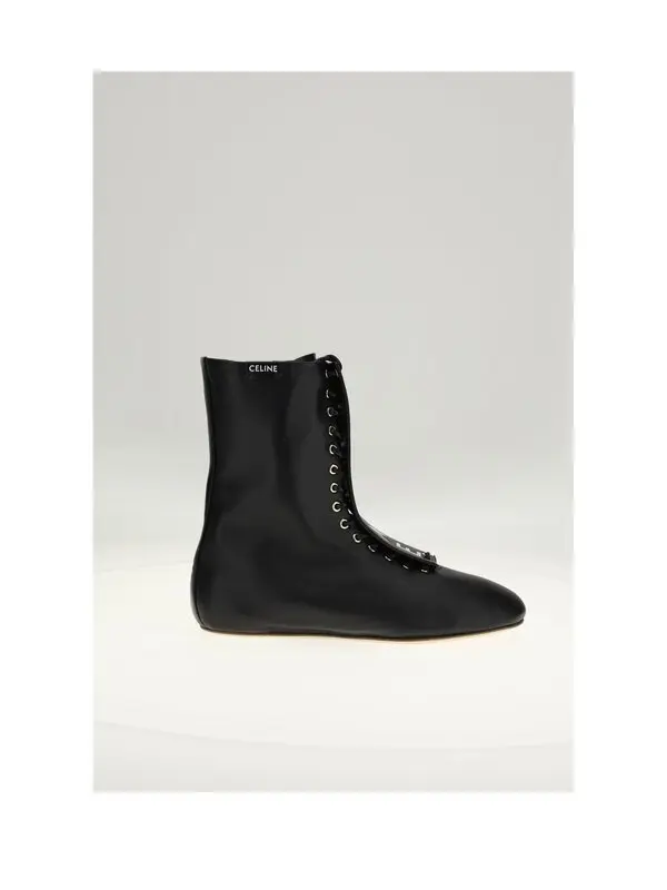 Celine Lace-up Boot 05 - Black