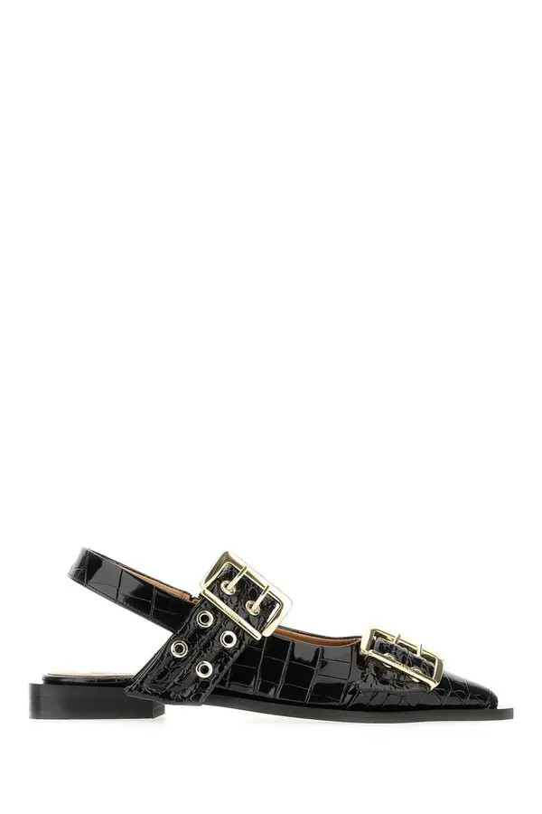 GANNI Flat Slingback Shoes - Multicolor