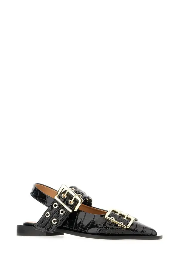 GANNI Flat Slingback Shoes - Multicolor