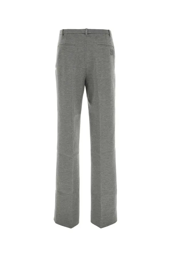 Miu Miu Grey Stretch Viscose Blend Pant