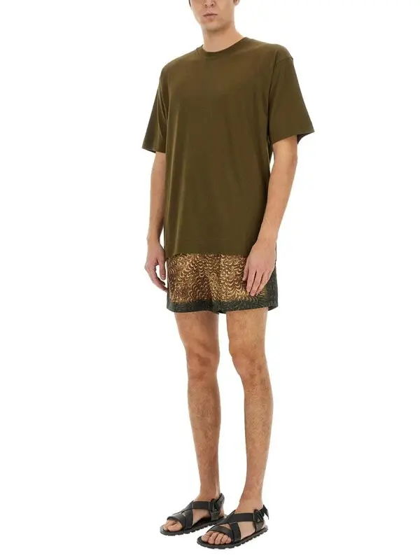Dries Van Noten Cotton T-shirt - Brown