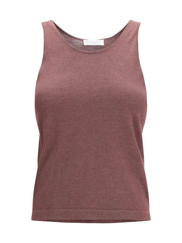 Brunello Cucinelli Sparkling Knit Tank Top - Multicolor