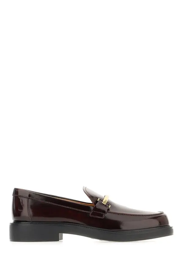 TOD'S Glossed Leather Loafers - Multicolor