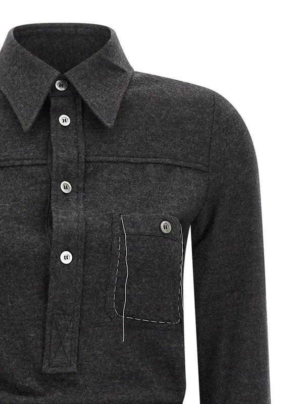 MAISON MARGIELA Midi Shirt Dress