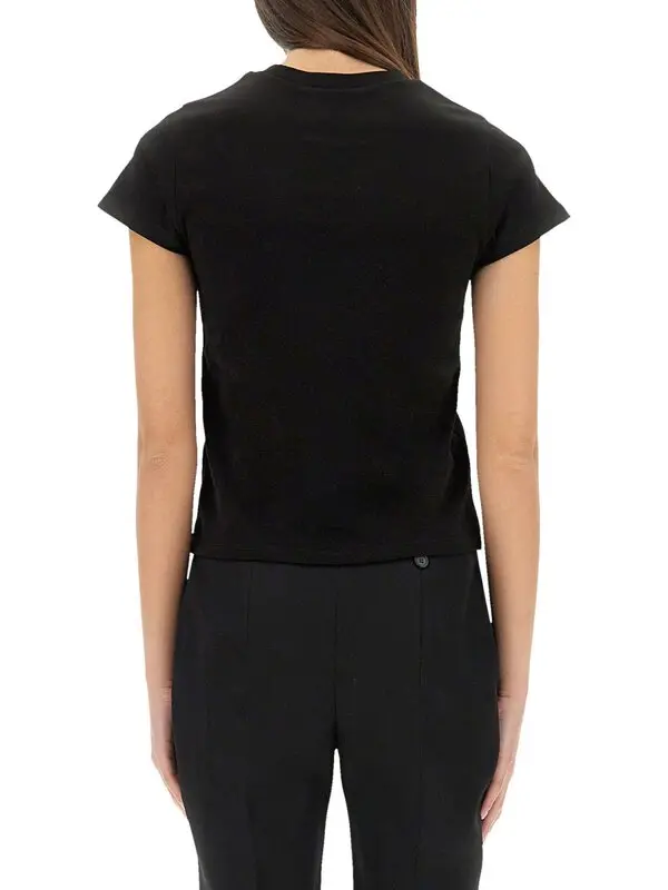 Alexander McQueen Skull Embroidered T-shirt - Black