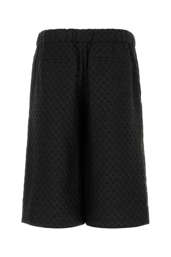 Alexander McQueen Viscose Blend Bermuda Shorts
