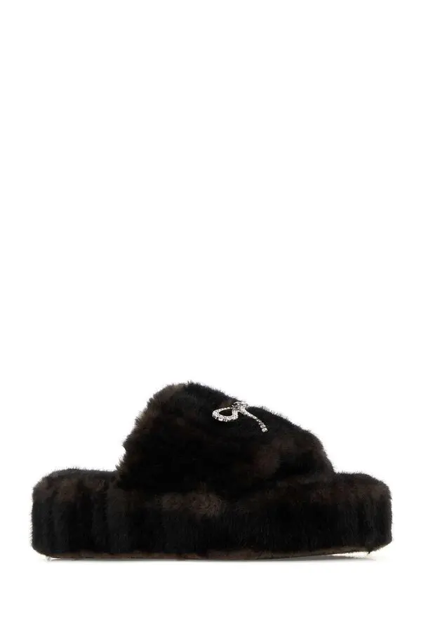 Balenciaga Eco Fur Slippers