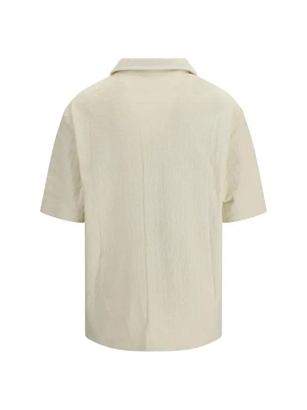 Off-White Off Terry Bowling Shirt - Yellow