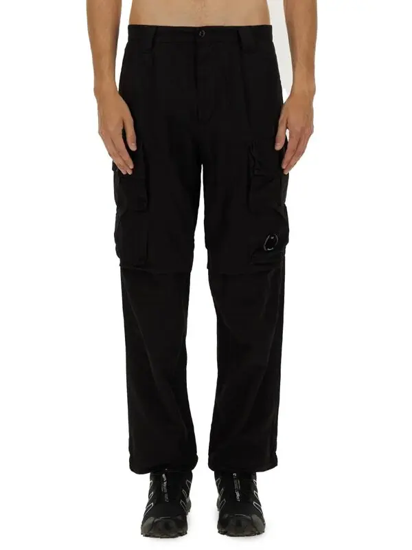 C.P. COMPANY Polyamide Cargo Pants - Black