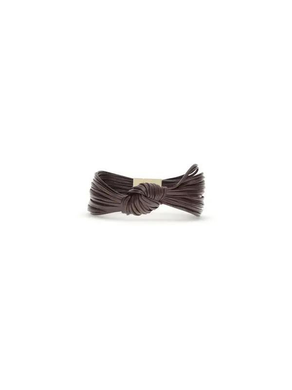 Bottega Veneta Knot Leather Bracelet - Multicolor
