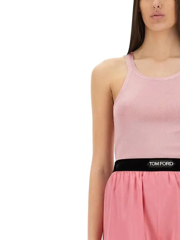 TOM FORD Silk Knit Tank Top - Pink