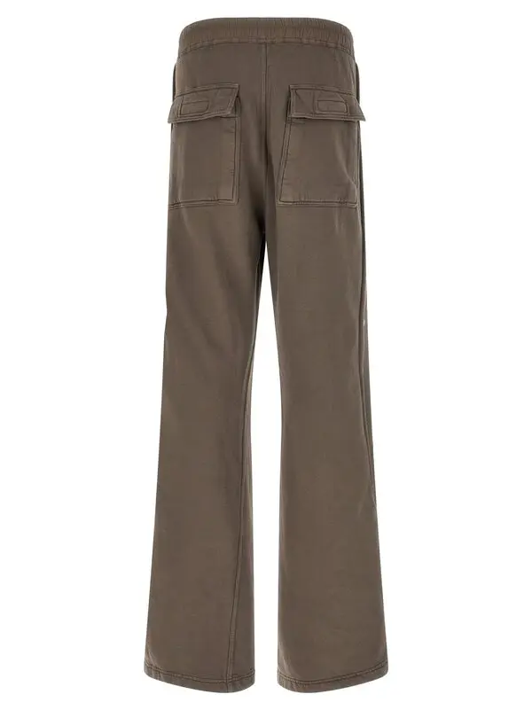 Rick Owens Wide Pusher Trousers - Gray