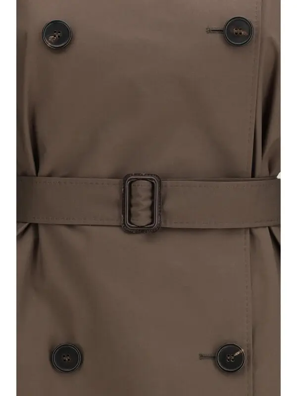 Max Mara Technical Cotton-blend Twill Trench