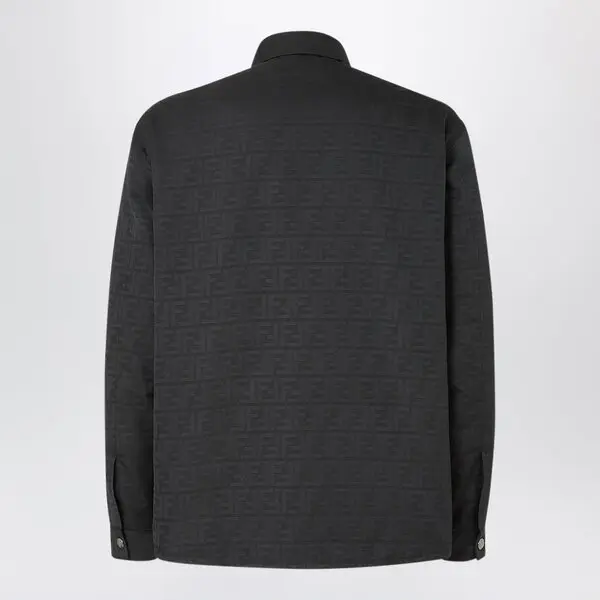 Fendi Ff Zucca Jacquard Nylon Blouson - Black