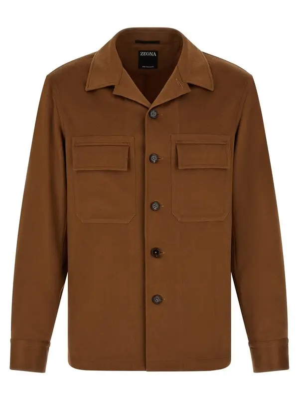 Zegna Oasis Cashmere Overshirt