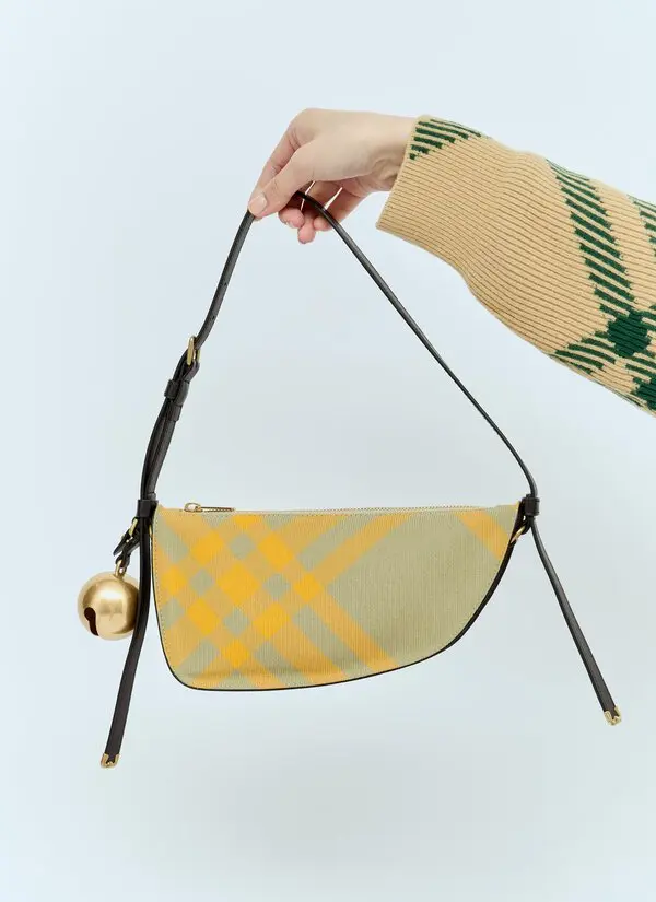 Burberry Mini Shield Sling Shoulder Bag - Green