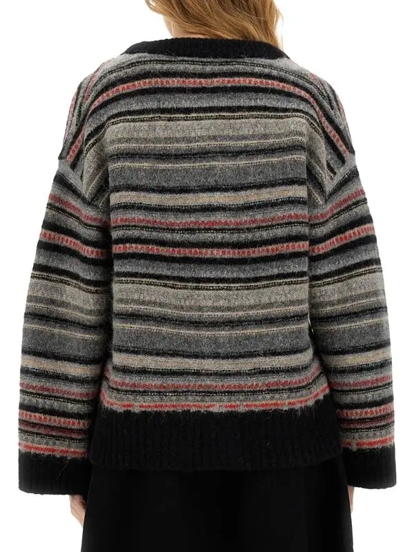 GANNI Boxy Fit Cardigan - Multicolor