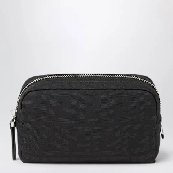 Fendi Superlight Ff Zucca Fabric Small Toiletry Case - Black