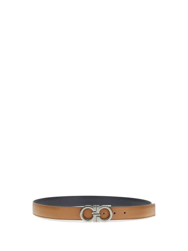 FERRAGAMO Reversible And Adjustable Gancini Belt