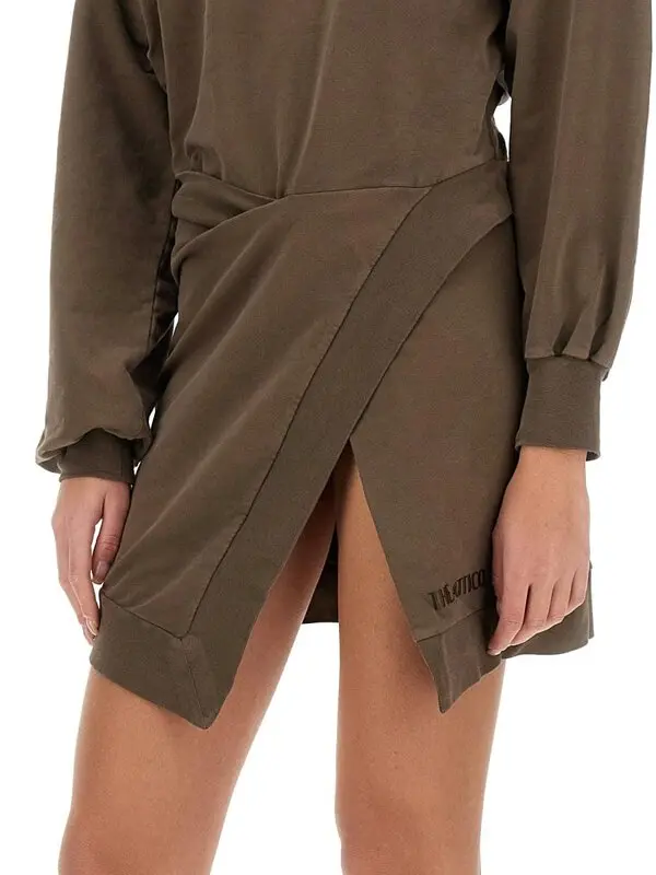 Attico Cut-out Long Sleeve Dress