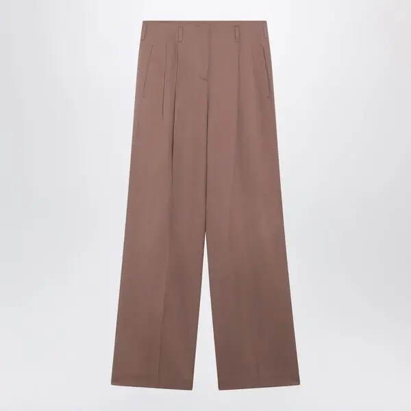 GOLDEN GOOSE Straight-leg Virgin Wool Trousers - Pink