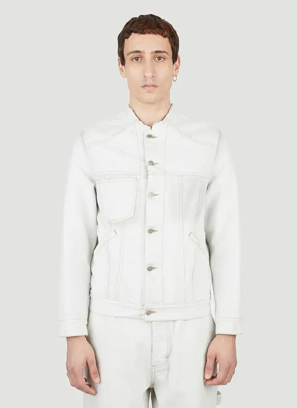 MAISON MARGIELA Collarless Denim Jacket