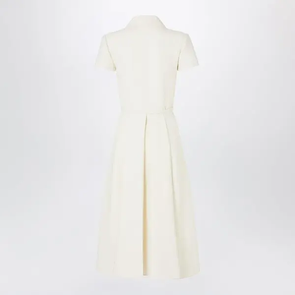 Fendi Wool And Silk Dress - White