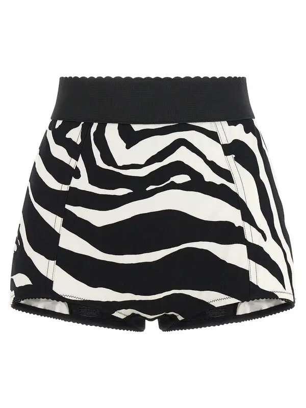 Dolce & Gabbana Zebra' Shorts - Multicolor