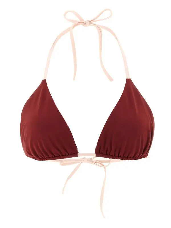 Fendi Pequin' Reversible Bikini Top