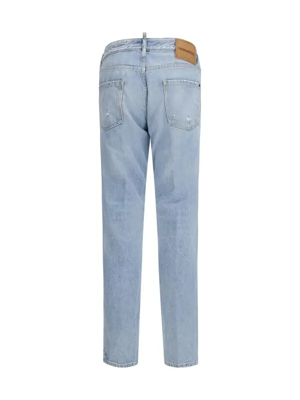 Dsquared2 Belt-loop Ripped Jeans