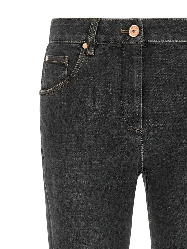 Brunello Cucinelli Slim' Jeans - Gray