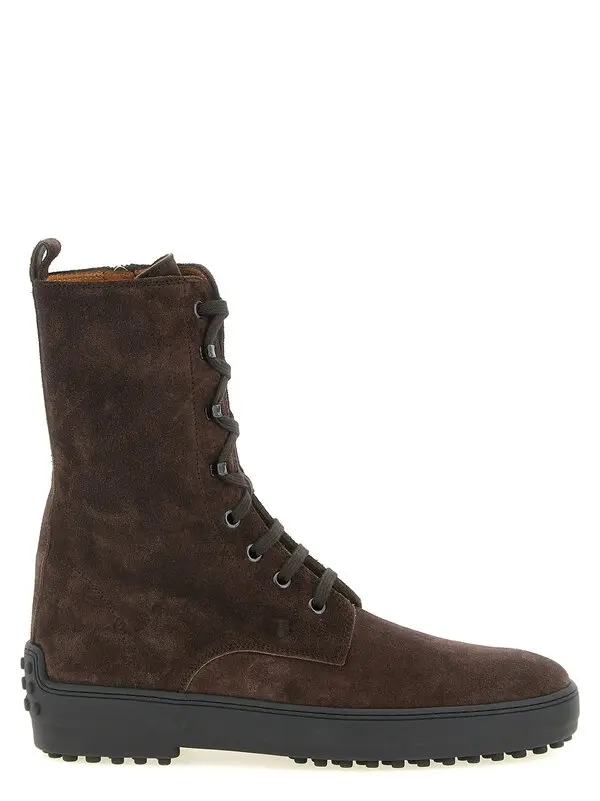 TOD'S Winter Gommino' Ankle Boots - Brown