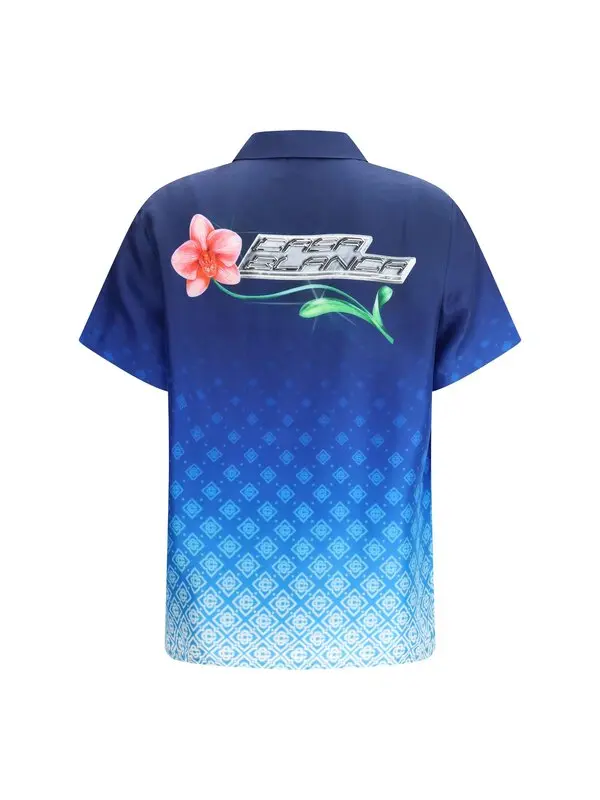 Casablanca Orchid Logo Shirt