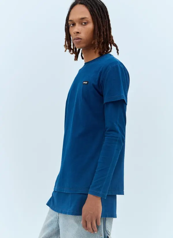 Miu Miu Set Of Three Logo-patch T-shirts