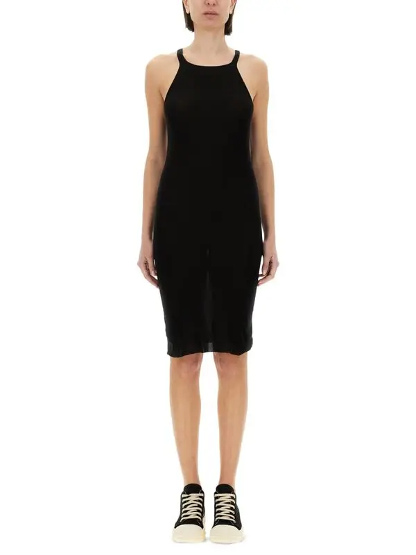 Rick Owens Cotton Tank Dress - Black