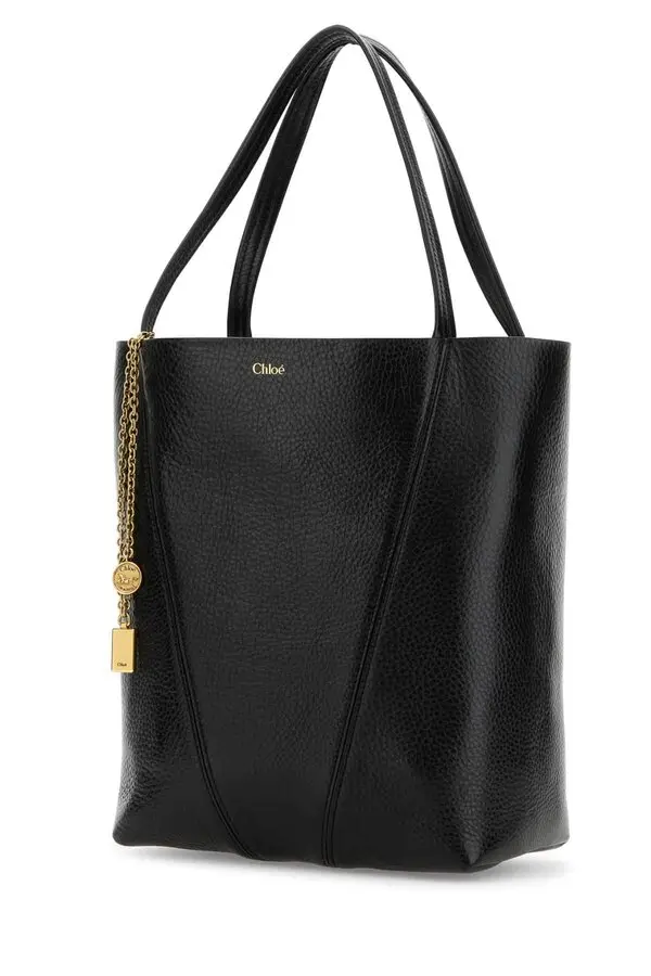 Chloé Leather Spin Shopping Bag