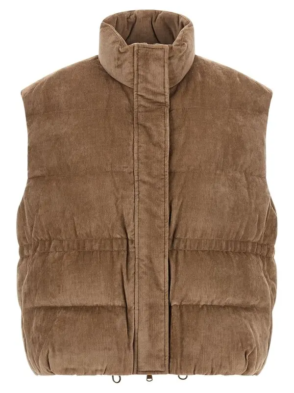 Brunello Cucinelli Corduroy Waistcoat - Cream