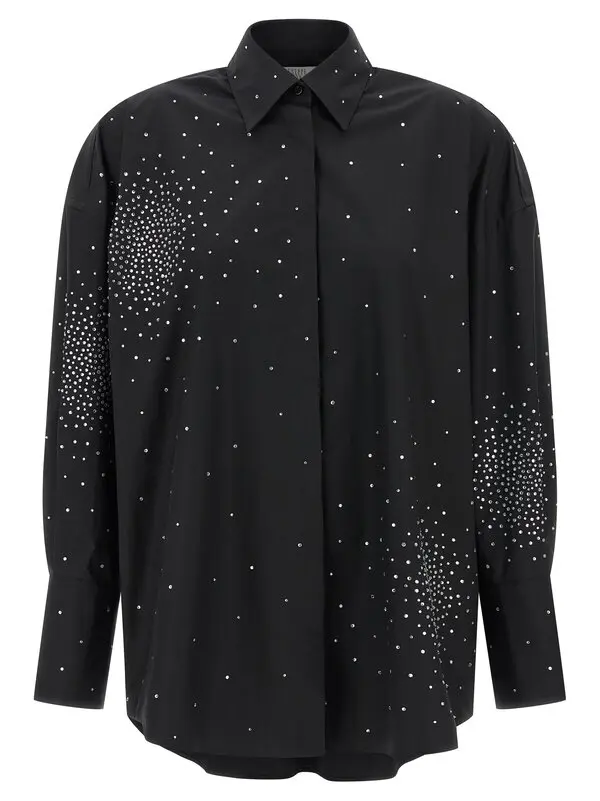 Giuseppe Di Morabito Cotton Poplin Shirt - Black