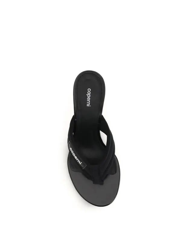 Coperni Lift Flip-flop Sandals - Black